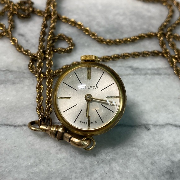 Jewelry | Vintage Crystal Lucid Ball Pocket Watch Pendant Fob | Poshmark